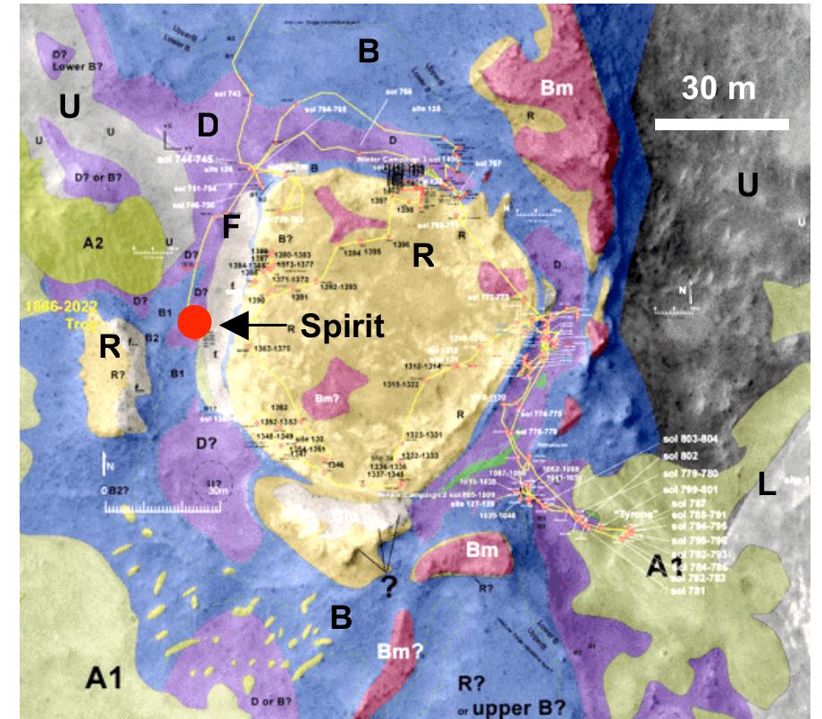 Field-based geologic map of the region surround- ing home