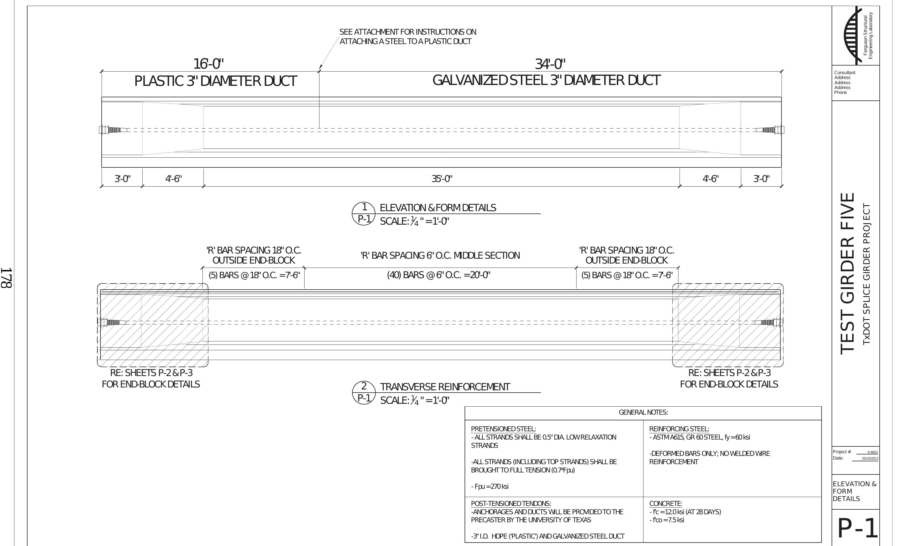 Figure 126 - Shear Behavior of Spliced Post-Tensioned