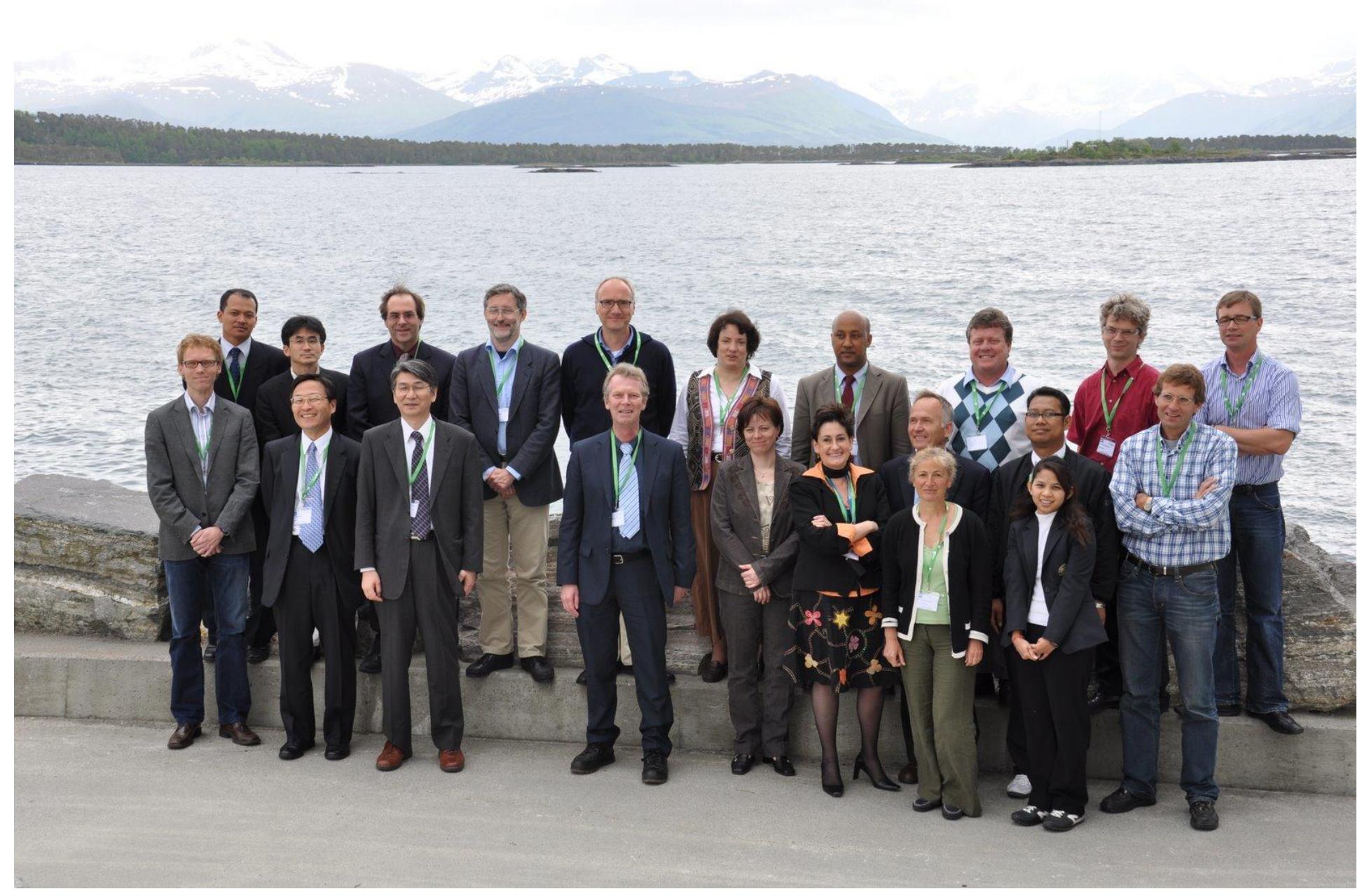 The project team in molde, norway, 2009. (ngo), representing