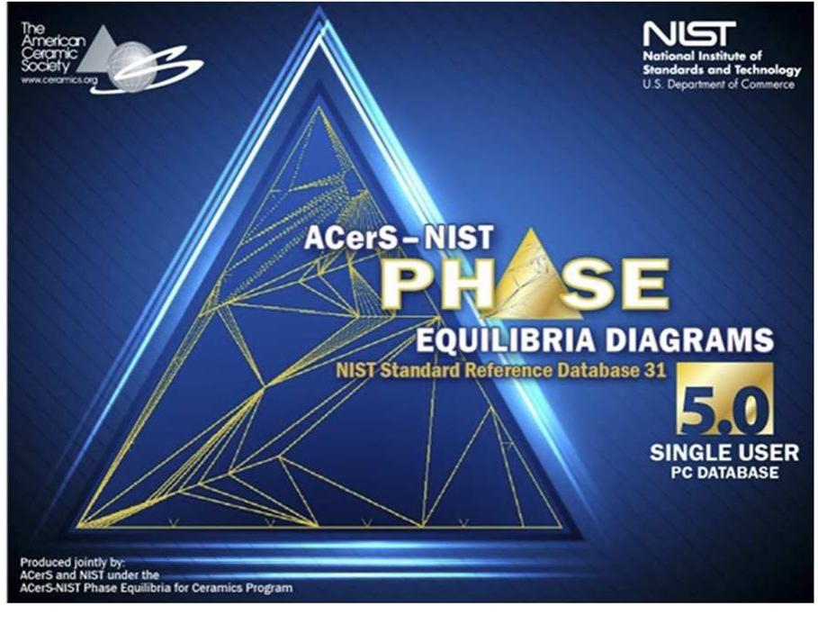 Phase equilibrium database, 2022 release. another