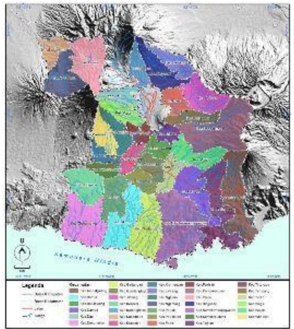 Map of malang regency boundaries