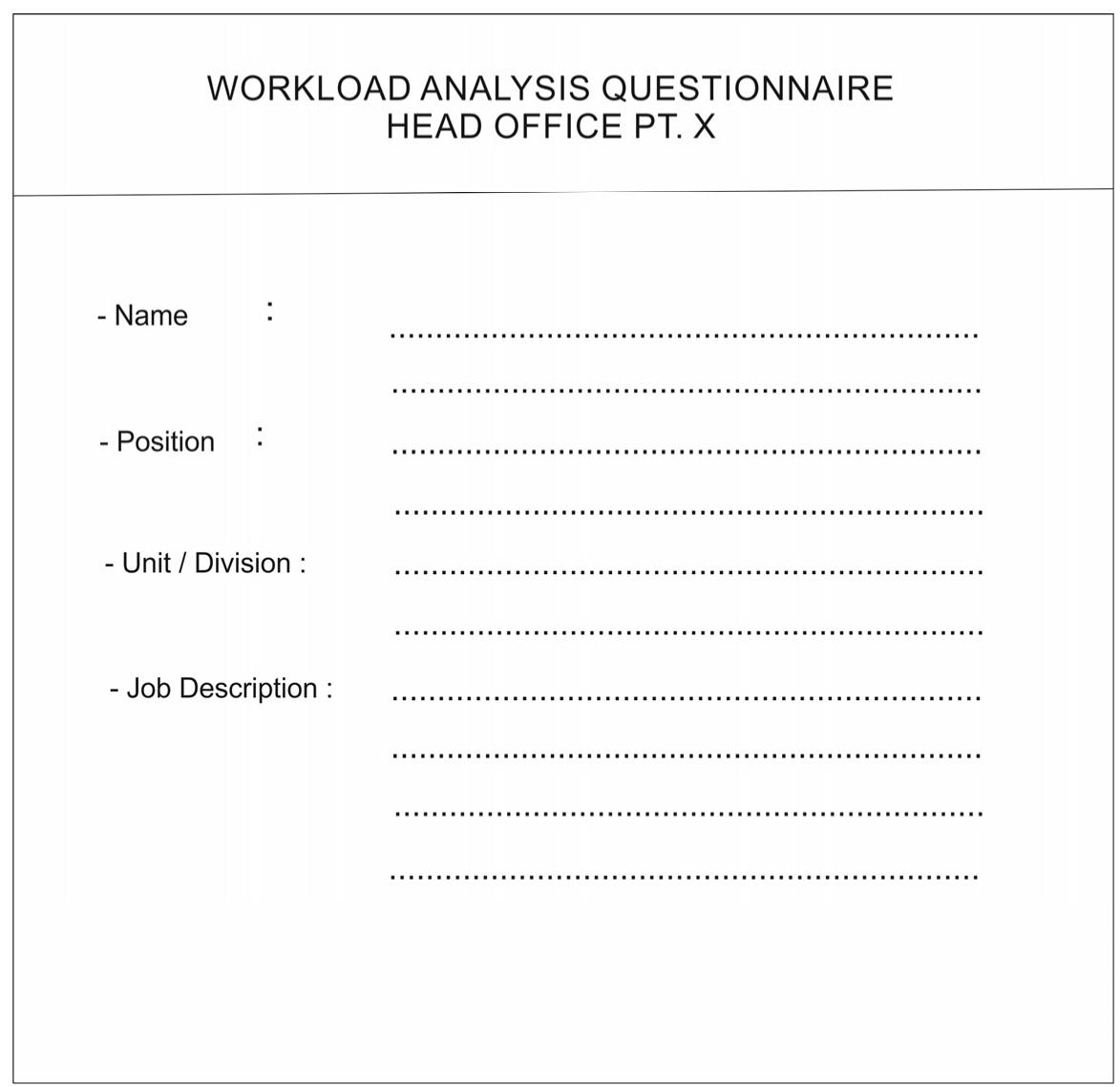 First section design of the q format of layout, pretest