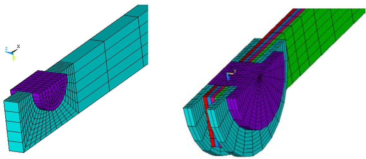 (a) low-fidelity model and (b) high-fidelity model