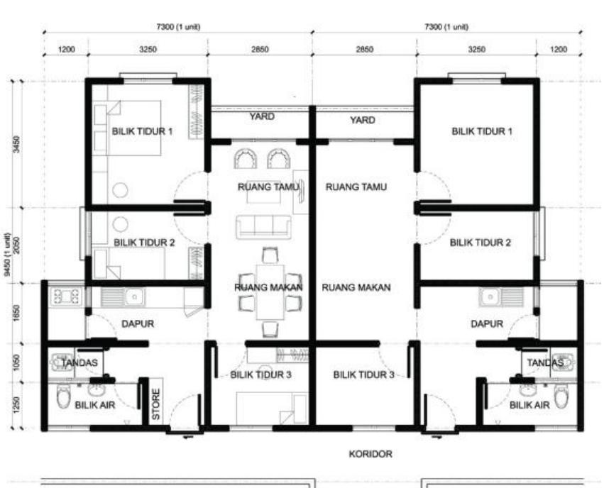 Revised typical unit layout plan