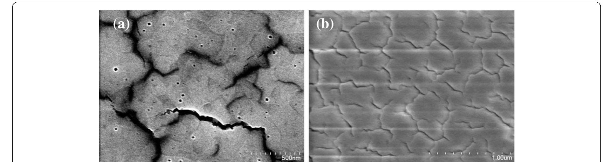 Sem image of fabricated mapbbrs film treated a at 100 °c and