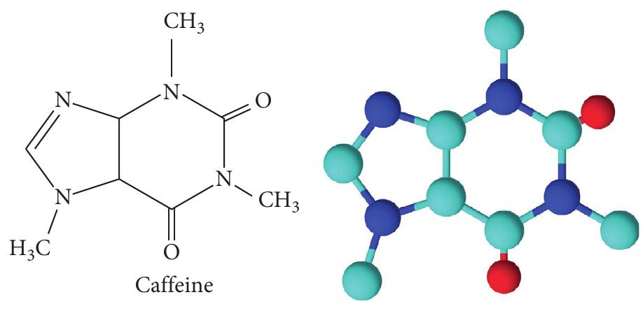 Ficure 1: chemical structure of caffeine. Ficure 1: chemical structure of caffeine.