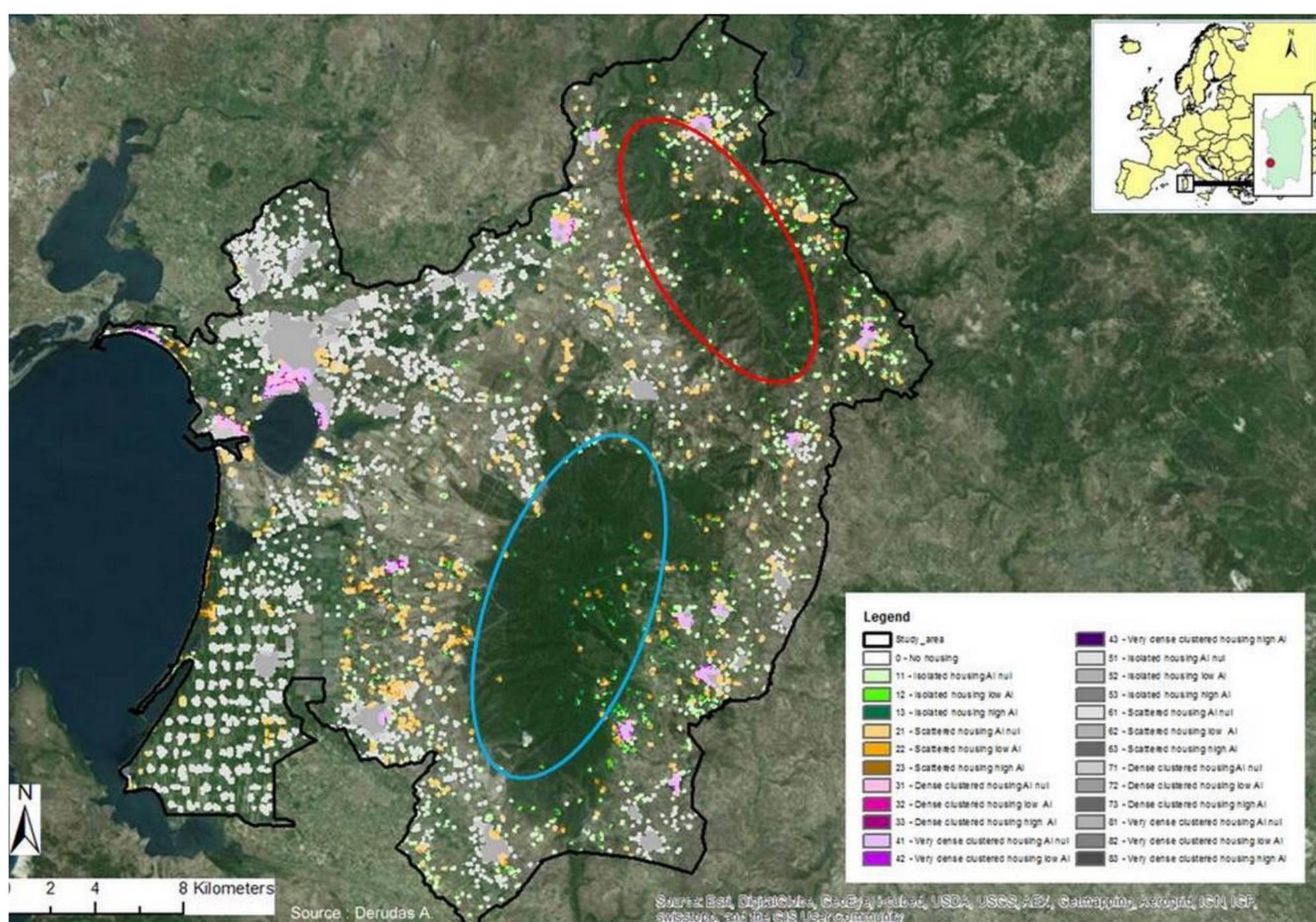 - priority zones to monitor, isolated houses, high