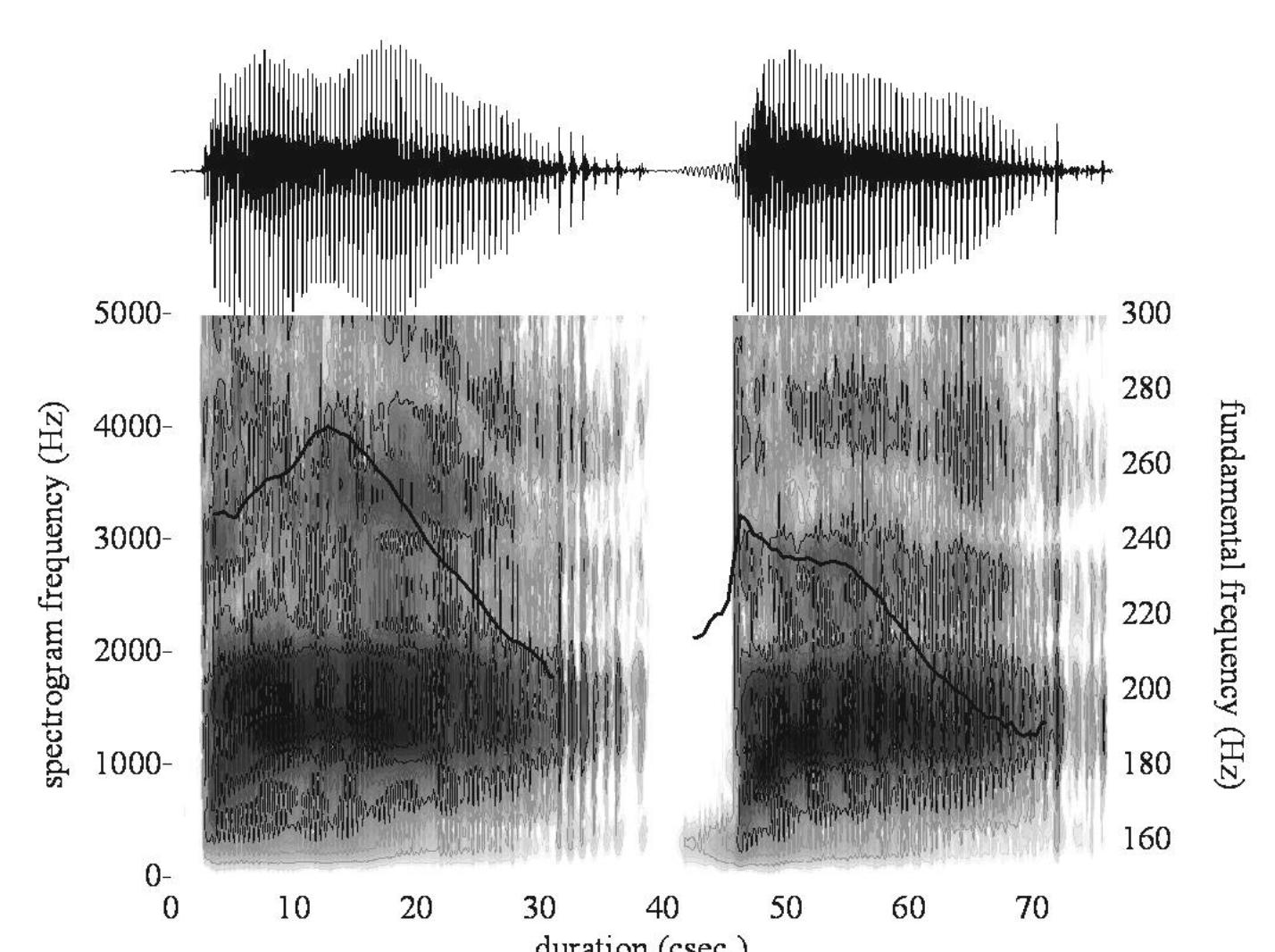 2.1 morphophonemics figure 1: wave-form, wide-band