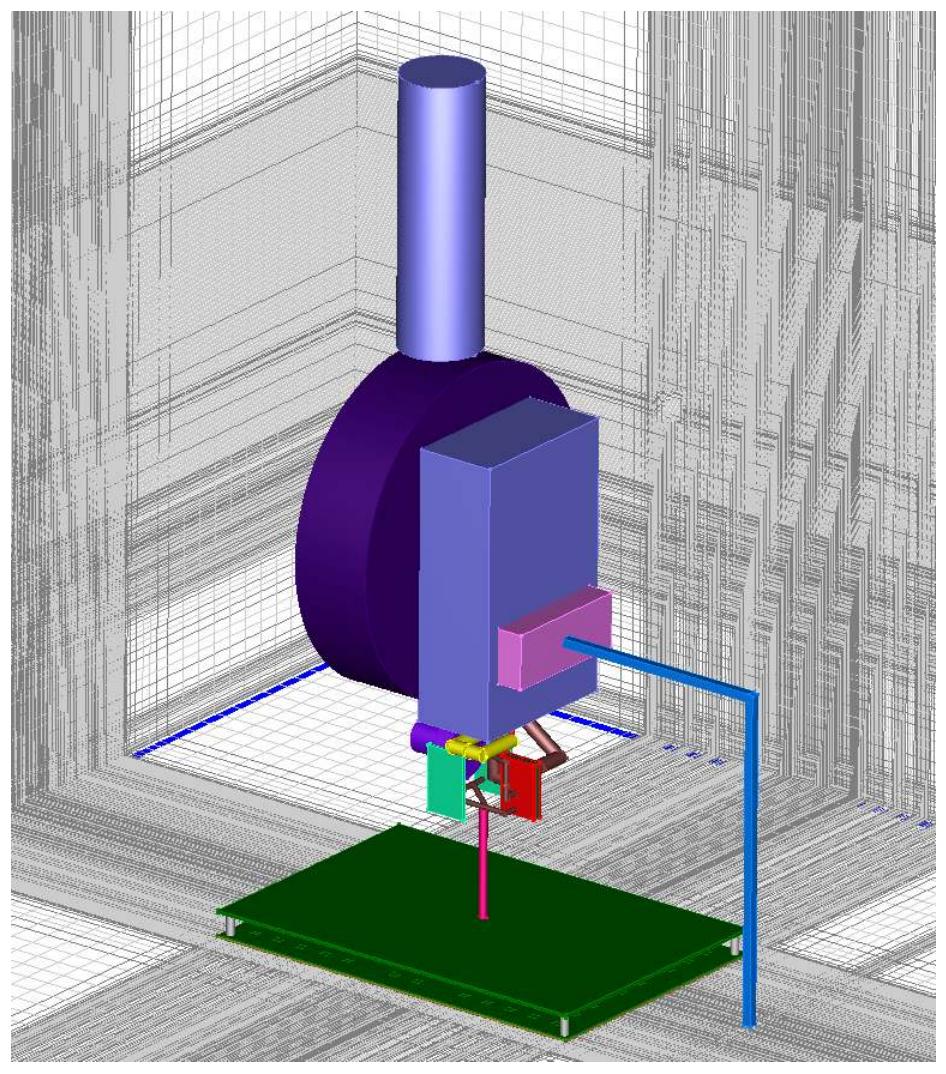 Full wave model of the esd generator and the test vehicle