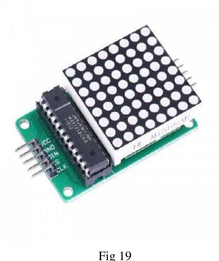 8x8 led matrix: the max7219/max7221 are common-cathode