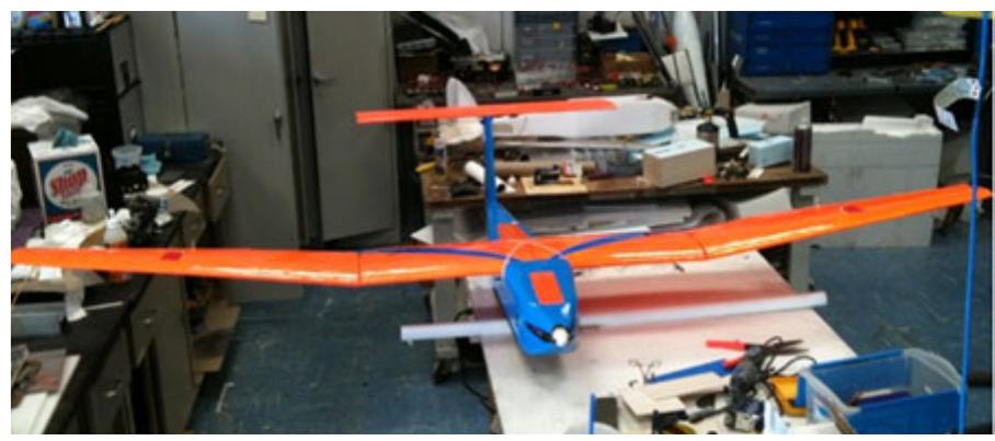 The t-tail uav, “titan” in csois wing uav designs. the later