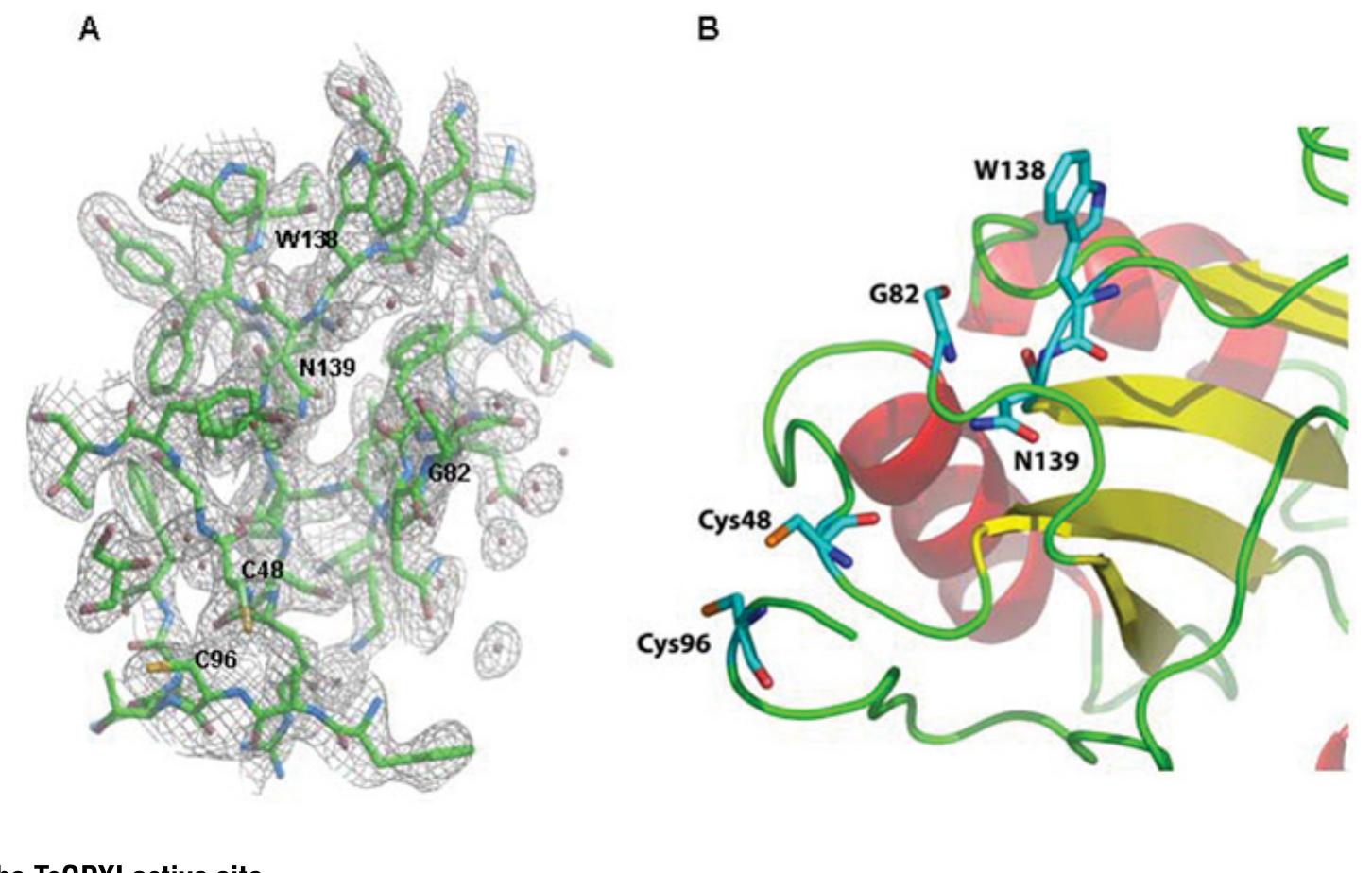 (a) electron density for the weighted 2f,—f, map in the