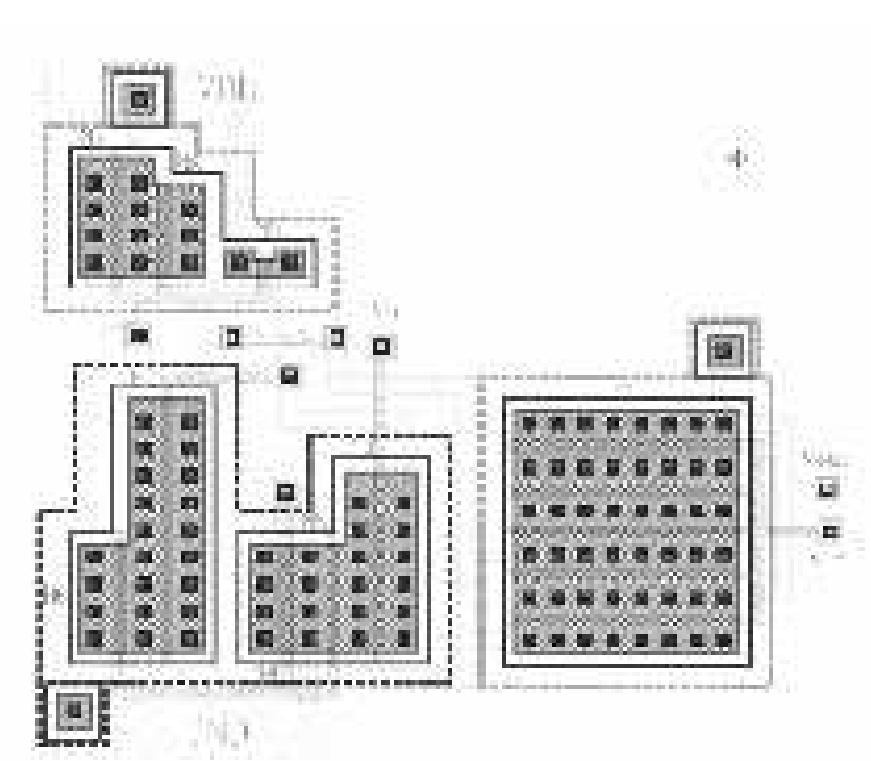 Layout of super source follower fig. 8: layout of modified