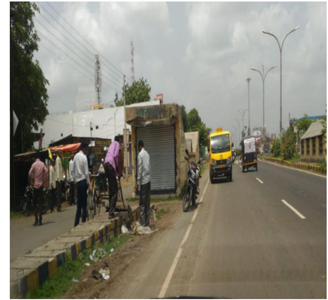 12.5 km chainage (encroachment) risk analysis for a