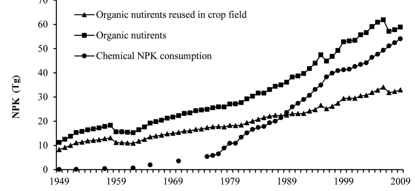 Total amounts of nitrogen (n), phosphorus (p), and potassium