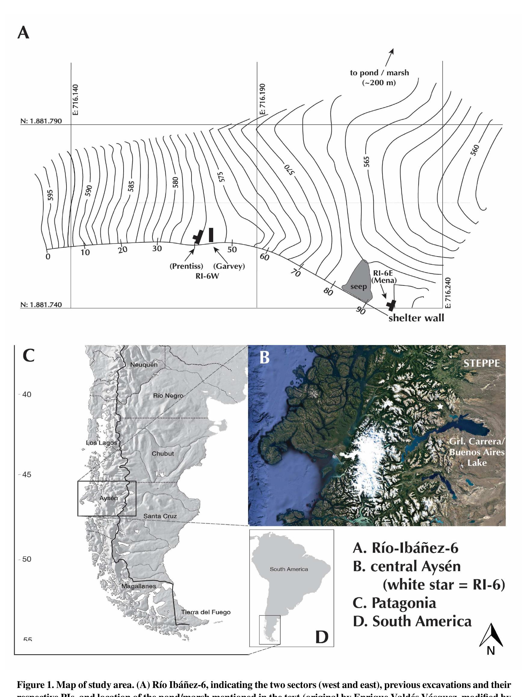 Figure 1 - Prehistoric Human Occupation of Southern Andean