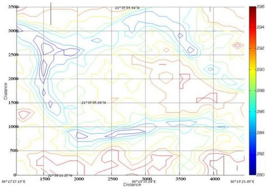 Detailed contour map of the ghat tembhni. area fig 5