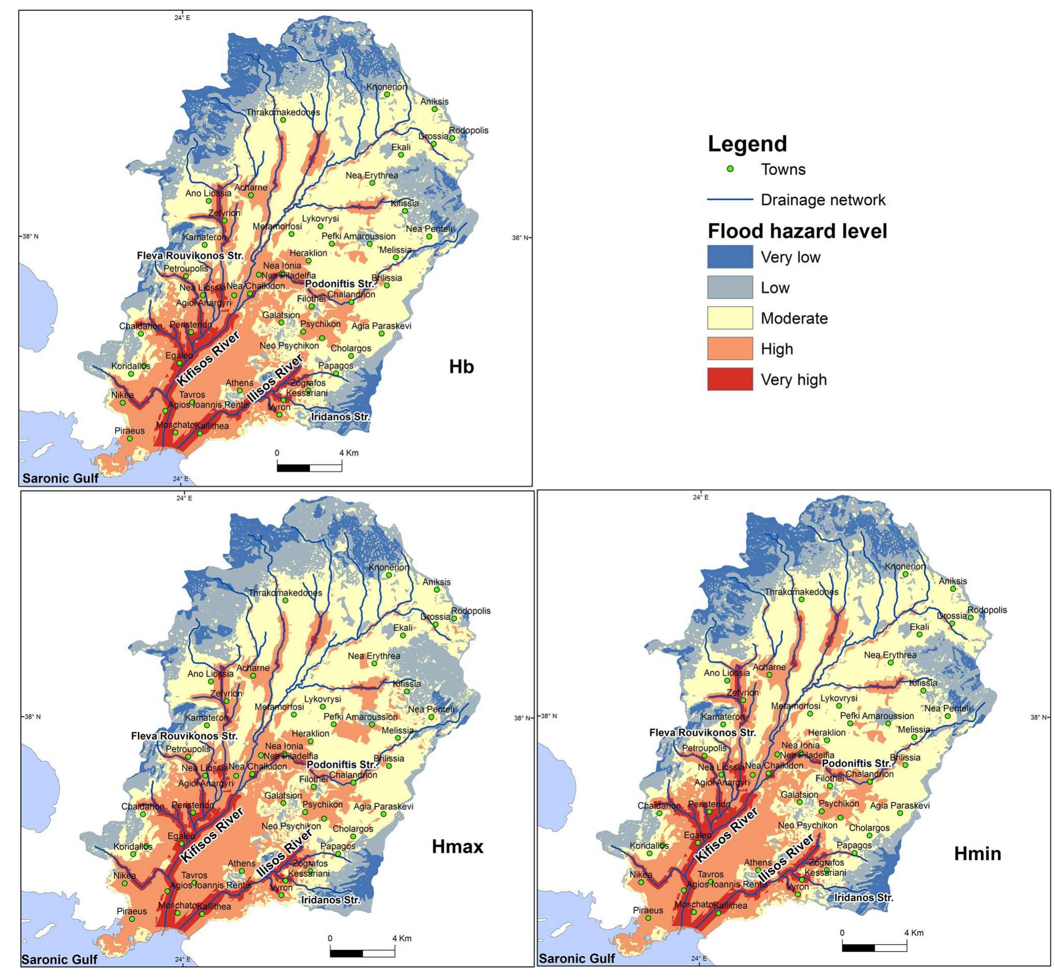 Potential flood hazard assessment maps. hy: the basic flood