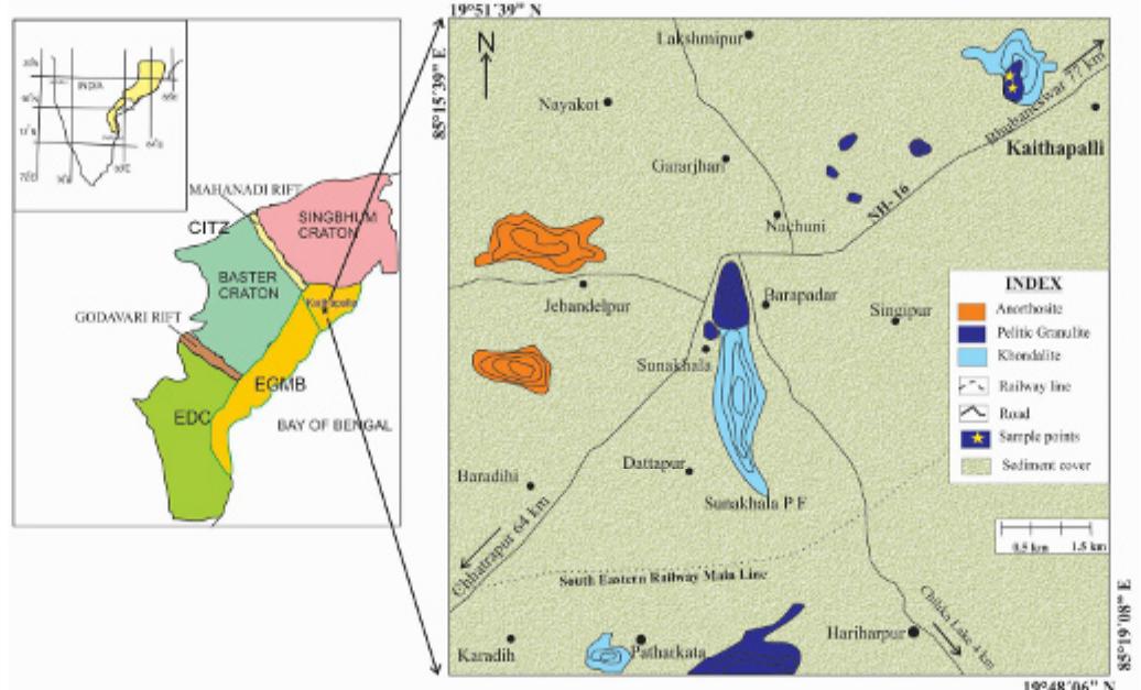 A Simplified Map Showing The Position Of The Proterozoic