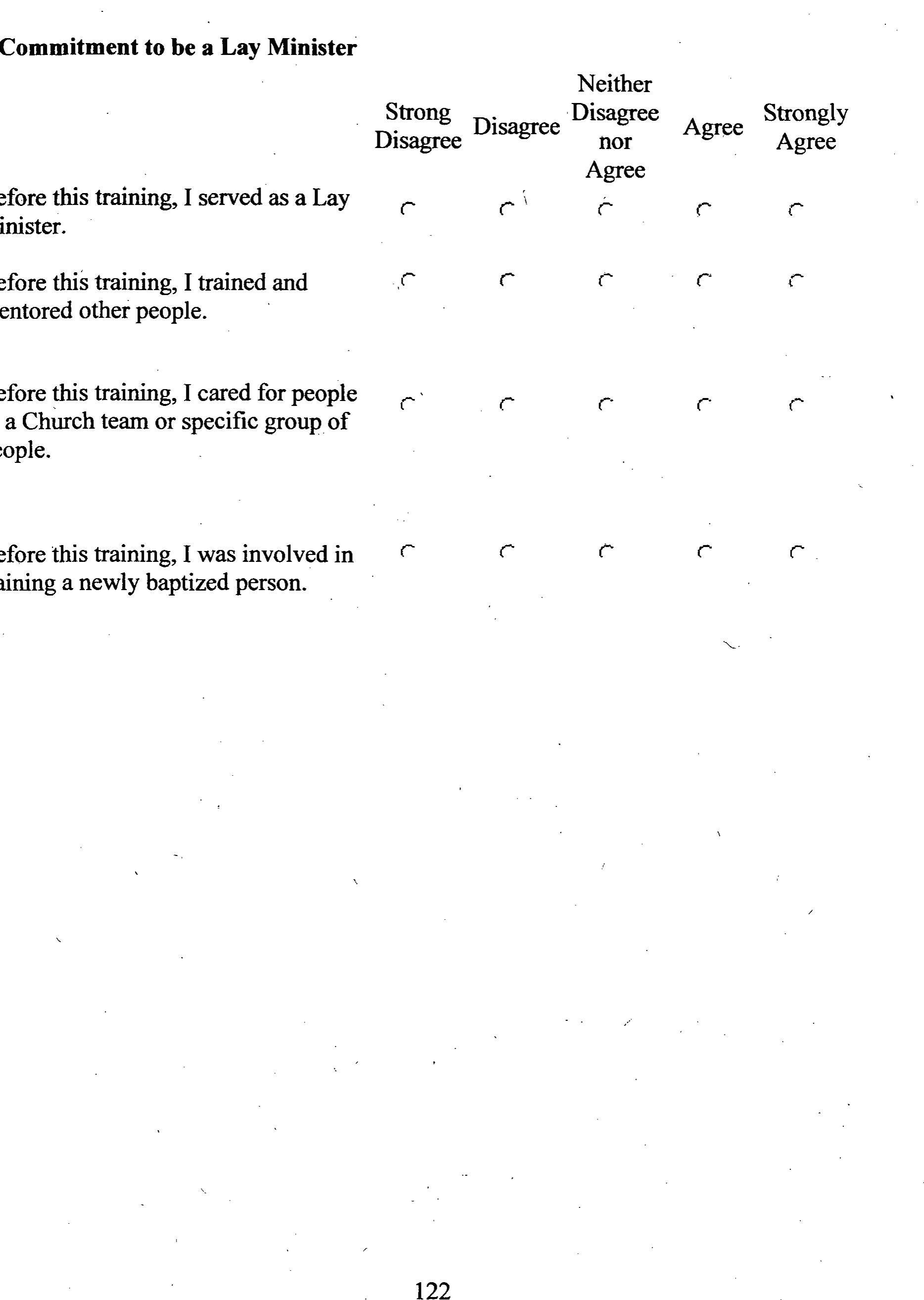 Table 14 - Discipleship Master Plan: A Disciple-Making