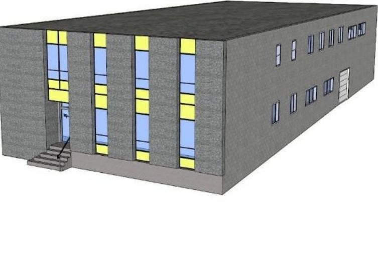 ¥ the case study is a two-story office building built in