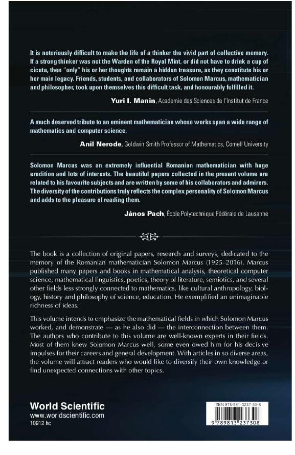 Mathematics almost everywhere: in memory of solomon marcus