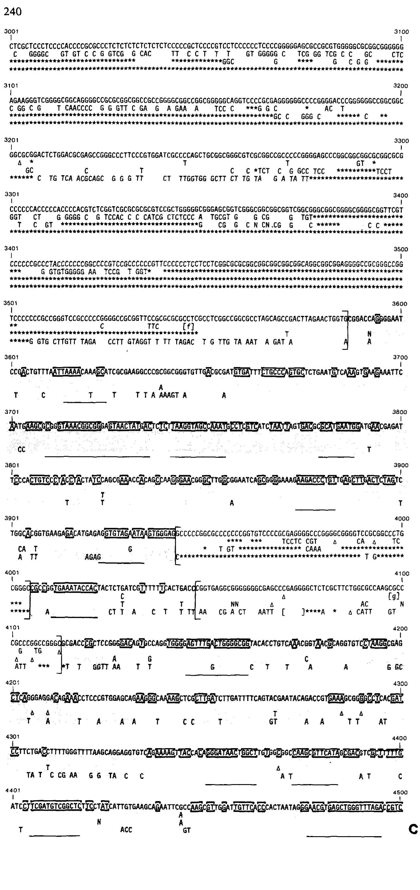 Figure 3 - The secondary structure of human 28S rRNA: The