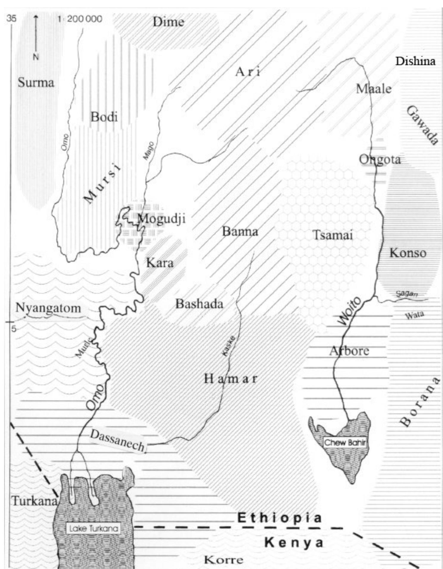 Figure 1 - from The Ongota language – and two ways of