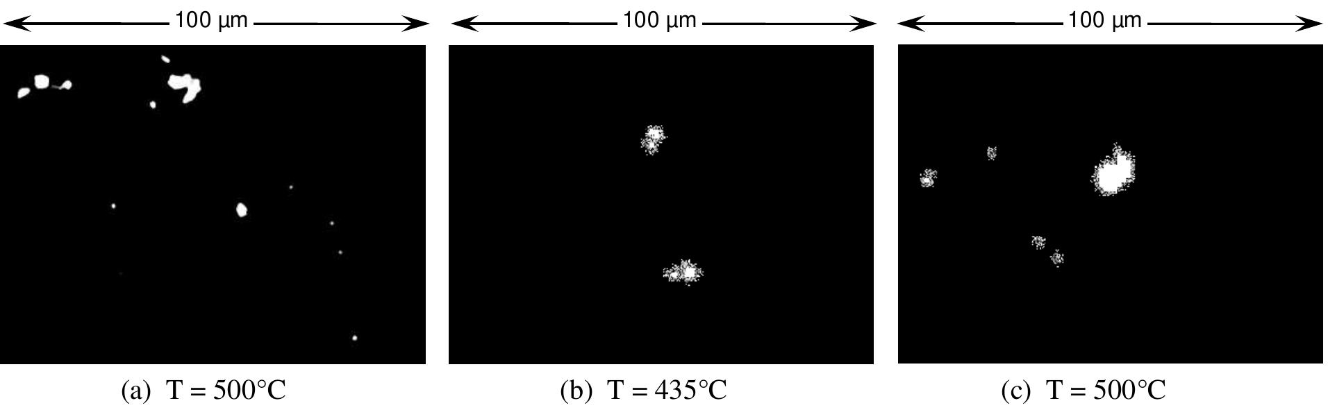 Micrographs of dross particles (fn phase); solution: 0.18%