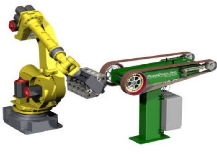 Illustration Of Force Torque Sensor In Grinding Process