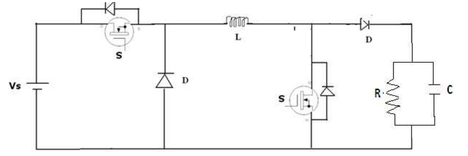 3: schematic converter of buck-boost converter buck-boost