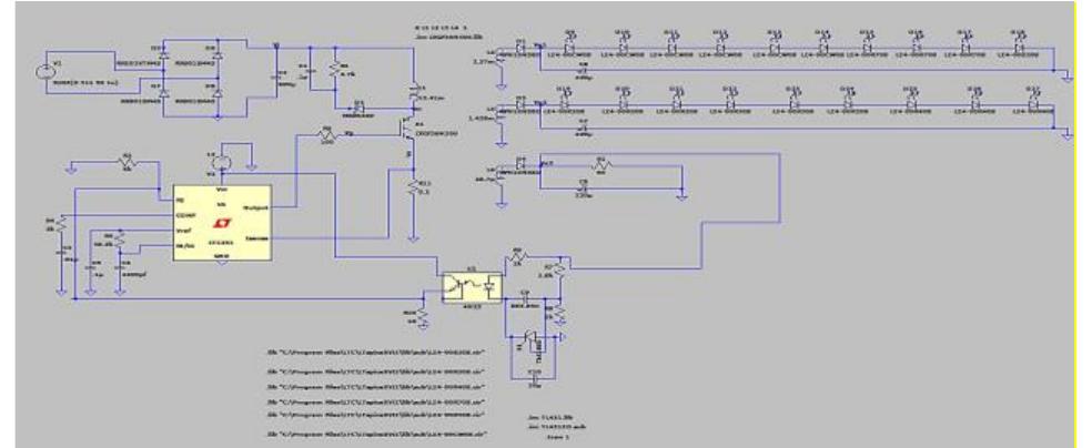 The schematic diagram of closed loop power supply at full