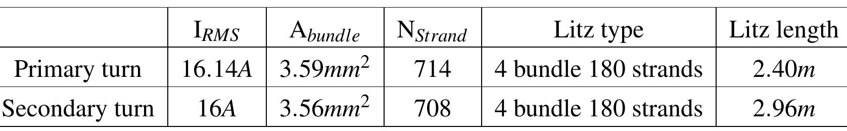 2: obc transformer winding calculation with the result