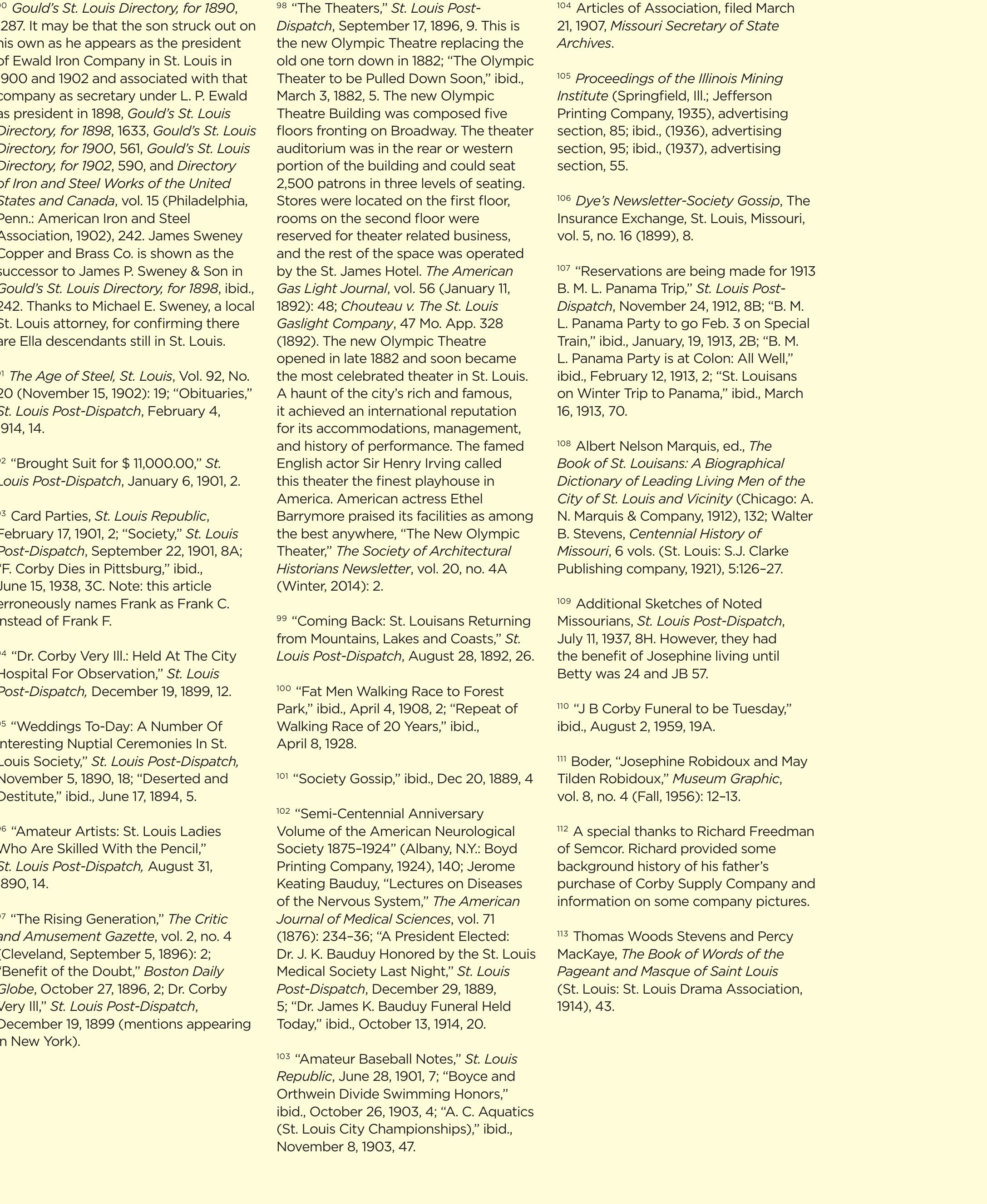 Table 4 - Joseph Robidoux, the Battle of St. Louis, and the