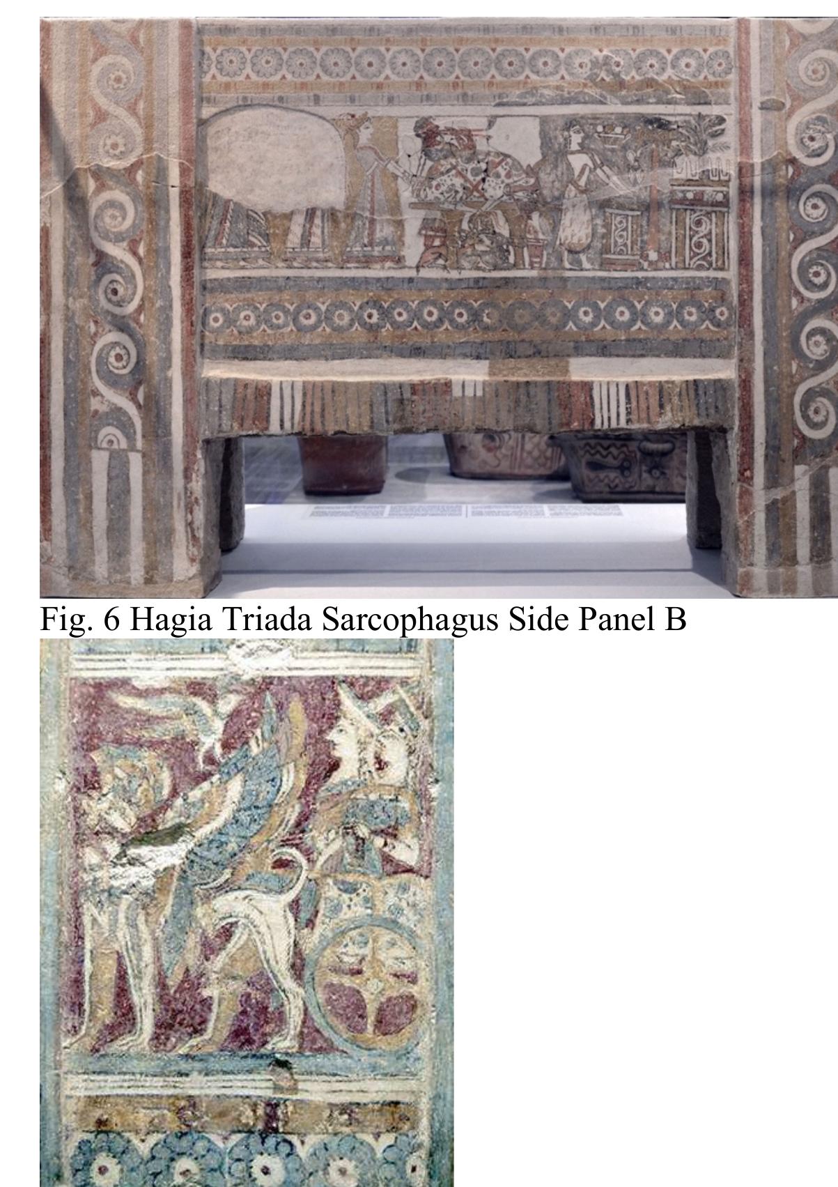 Hagia triada sarcophagus end panel a