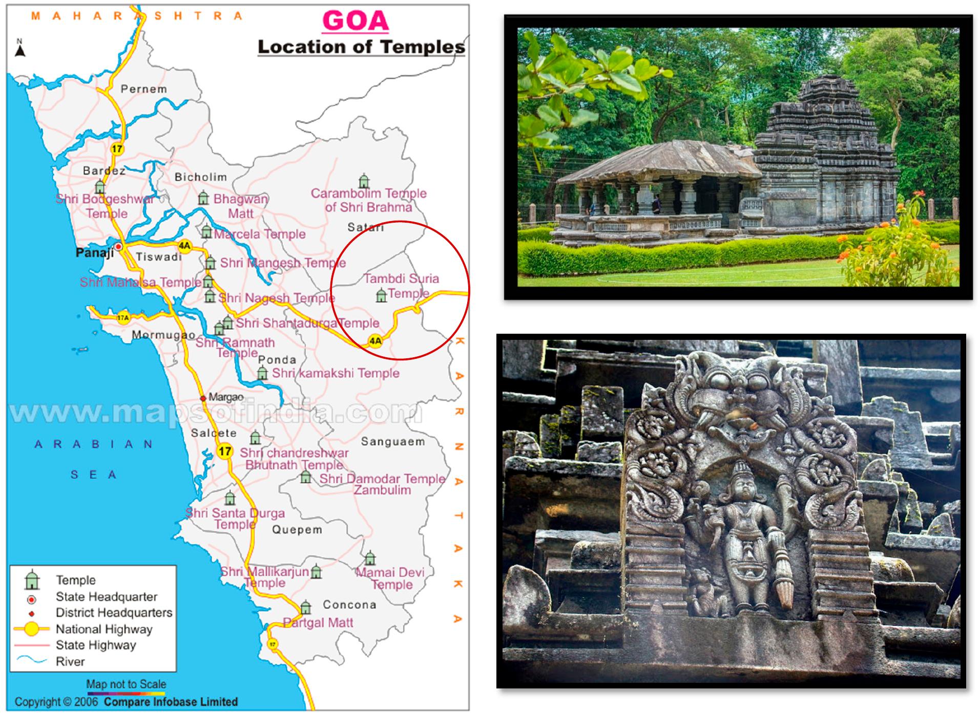 Sri mahadev temple, tambdi suria, goa, kadamba dynasty