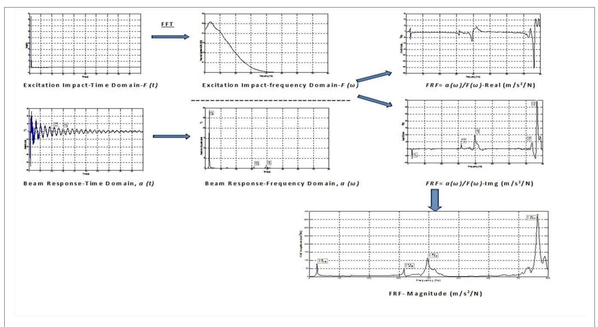 The beam damping ratio at different crack size and different