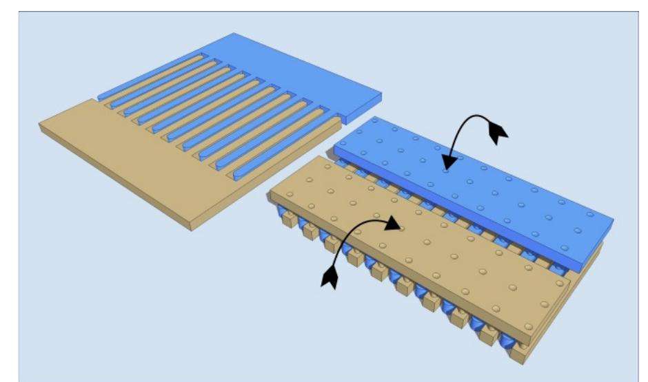 The designs shown in figure 2 illustrate the layout methods