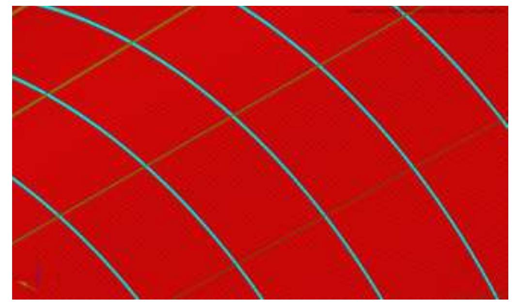 Baseline configuration is modified and _ ortho-grid