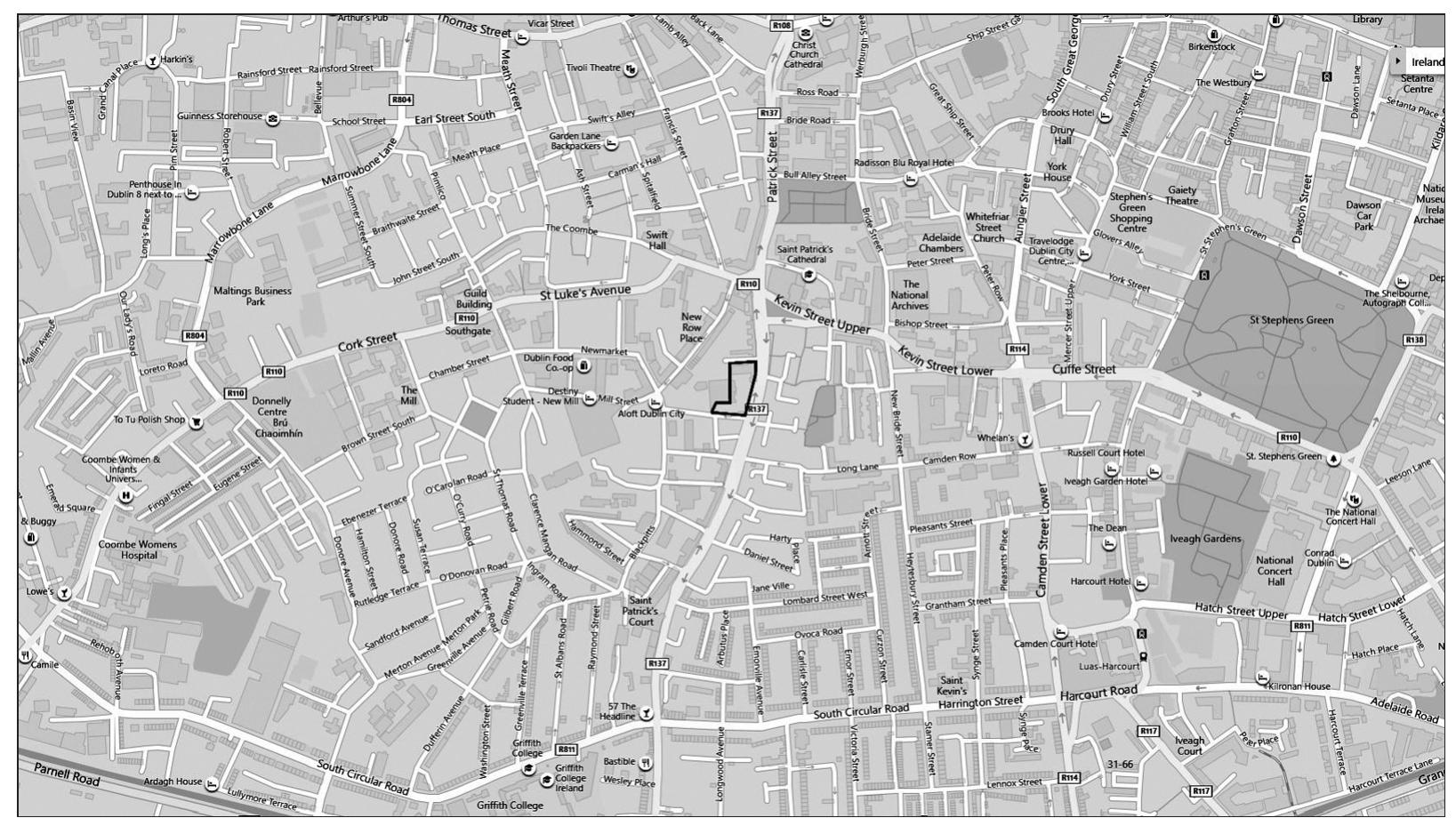 Figure 1 - Blackpitts: Dublin’s medieval tanning quarter