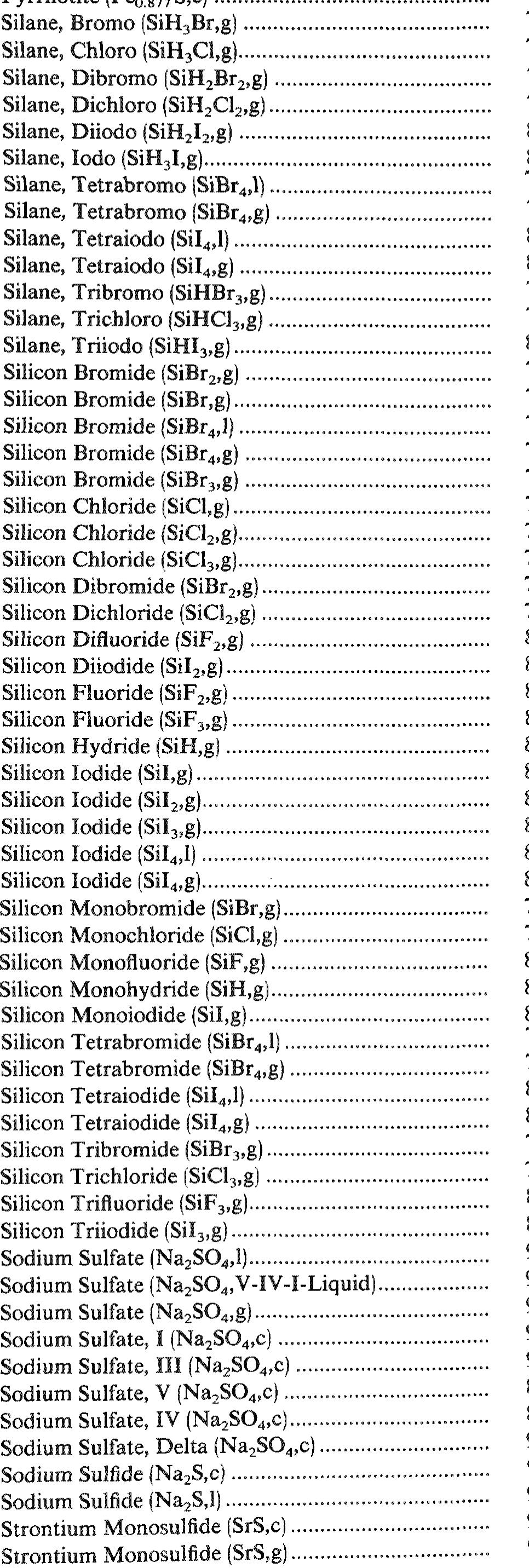(PDF) JANAF Thermochemical Tables, 1982 Supplement