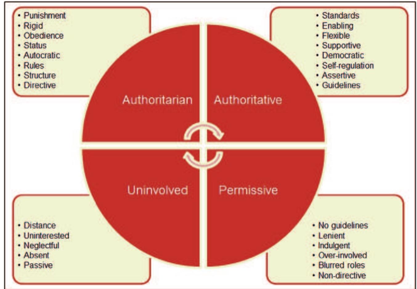 Parenting styles. adapted from baumrind (1967).