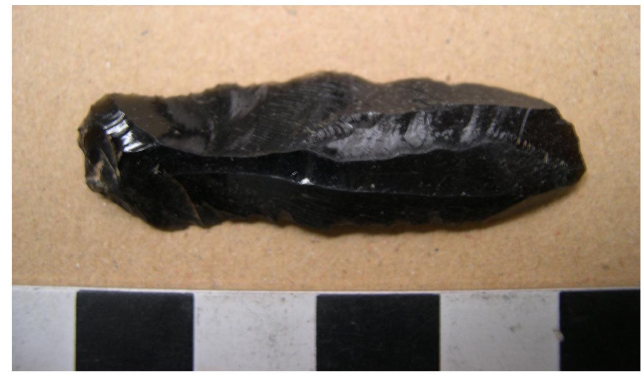 Have shown that the obsidian objects found in egypt were
