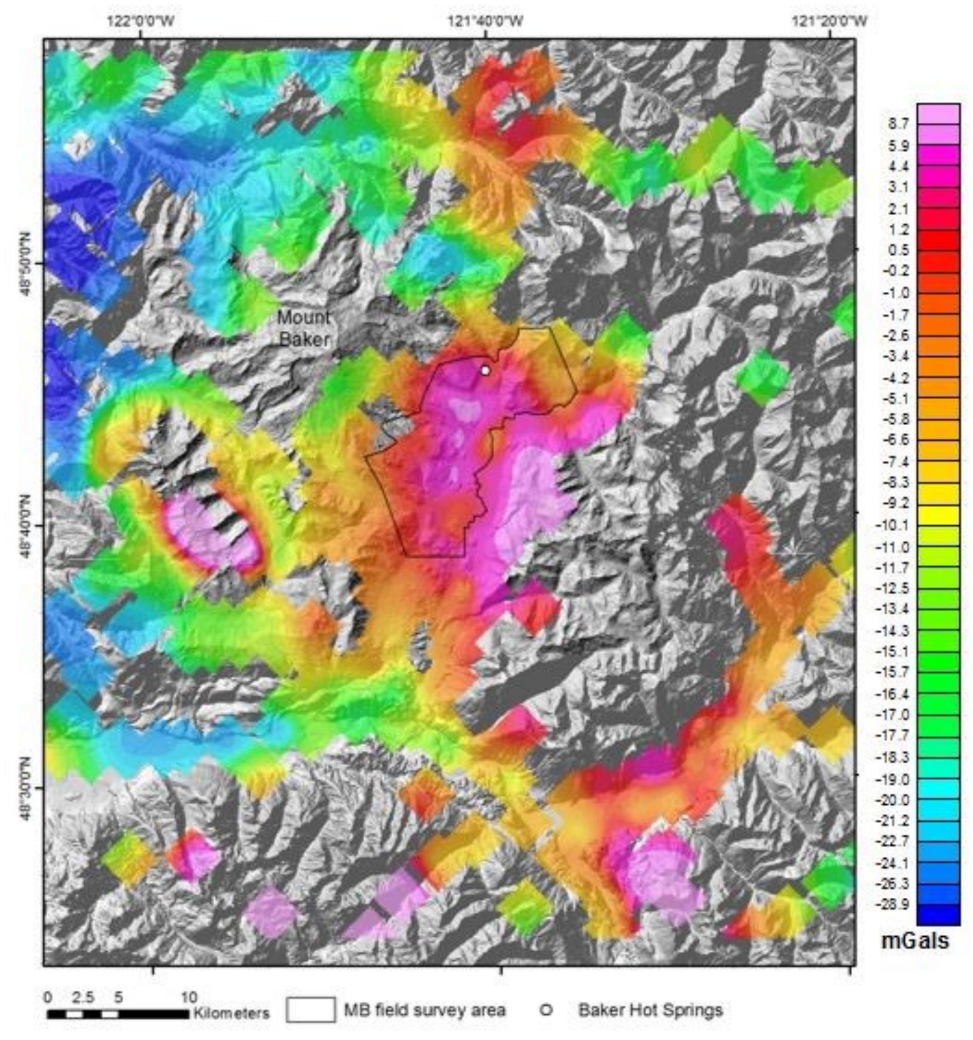 Regional isostatic gravity map produced from merging paces