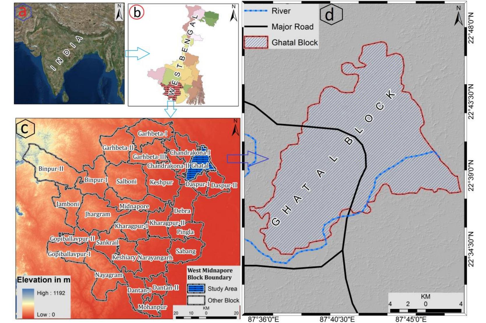 1 geographical location of ghatal block ghatal is situated