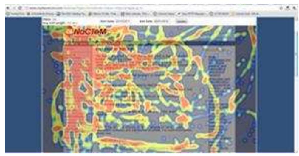 Eraui click & mouse movement heat map. eraui use click