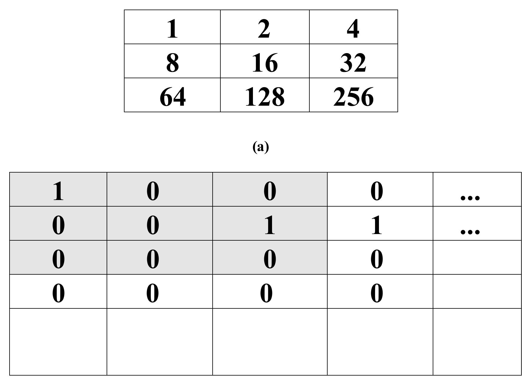Illustration of p-gram construction with (a) a 3x3 filter