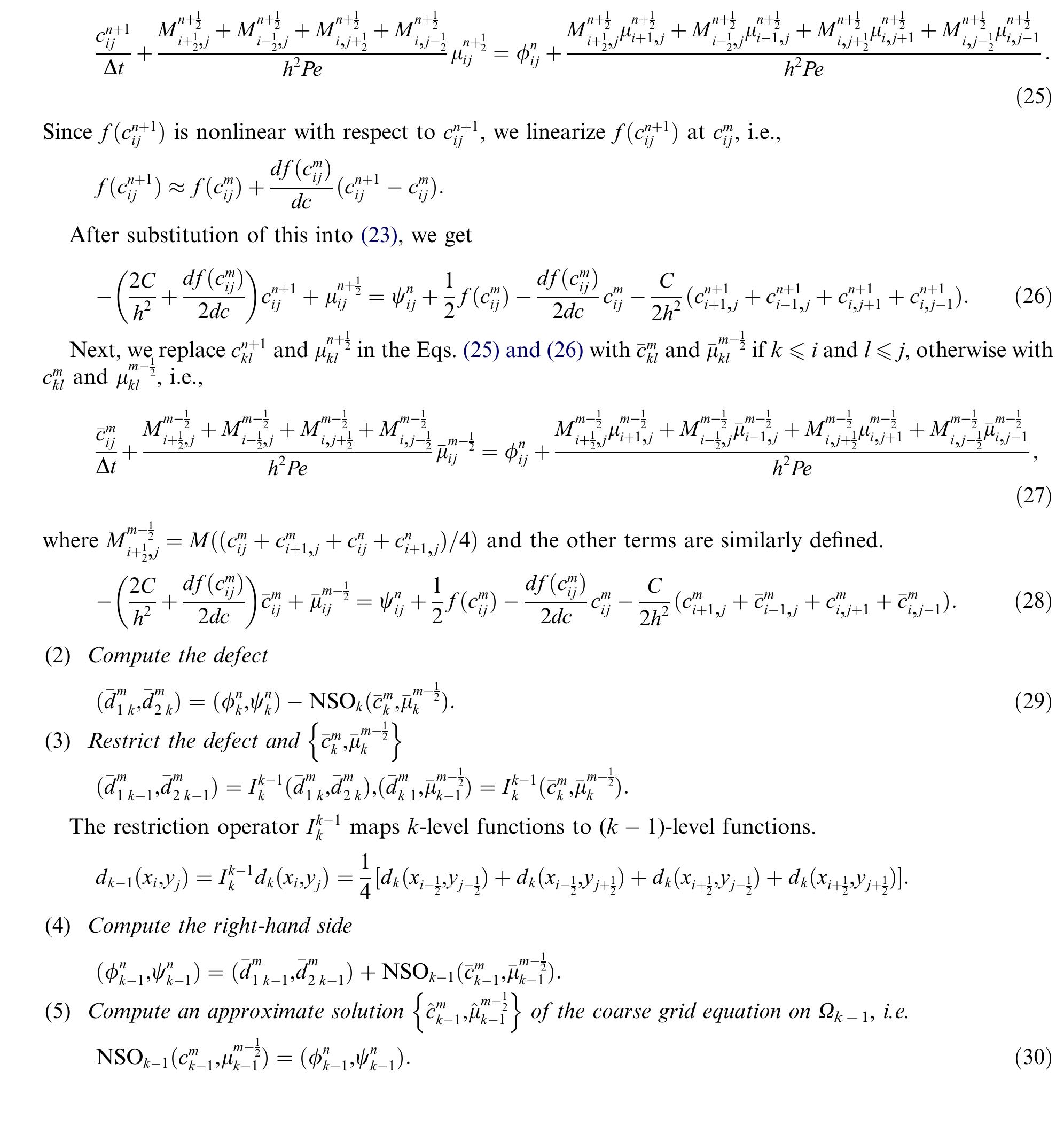 Table 2 - A continuous surface tension force formulation for