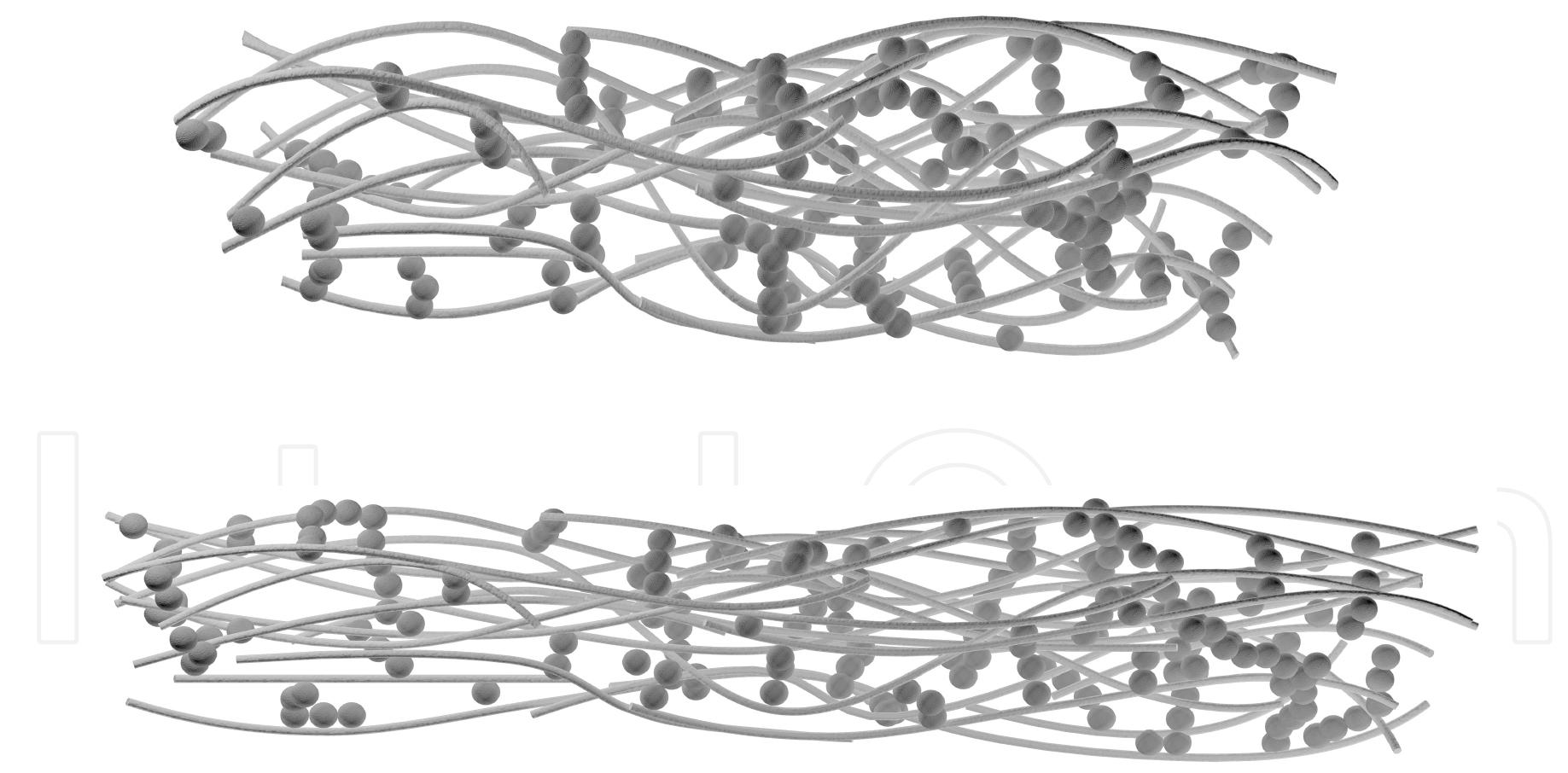 Schematic drawing of gluten proteins structure, where