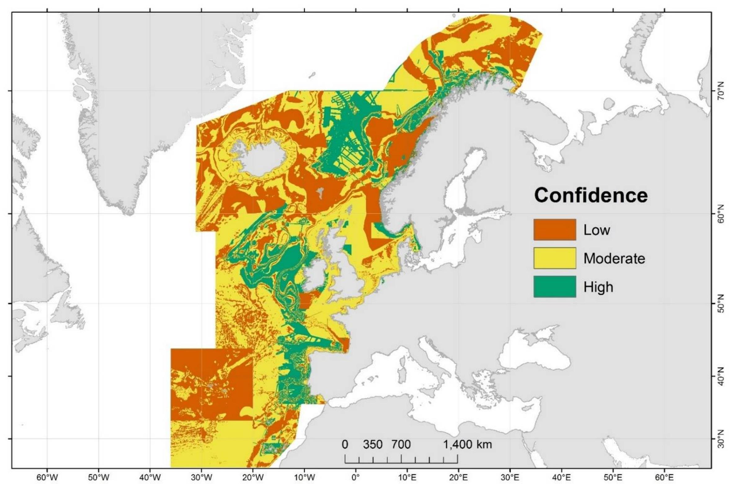 Figure 23 - EUSeaMap. A European broad-scale seabed habitat